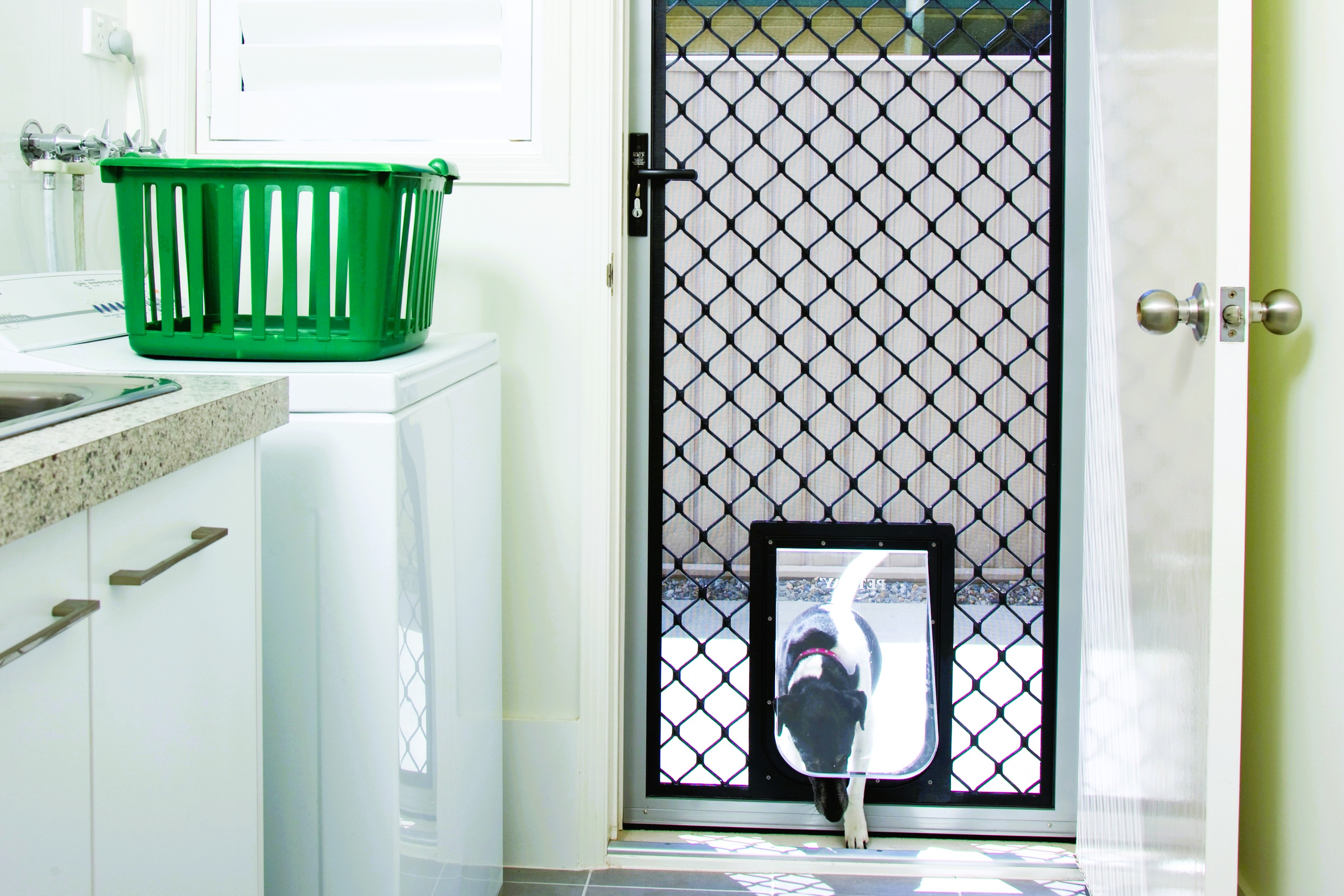 Diamond Grille Screen Doors & Windows Adelaide | BTH Security Doors ...